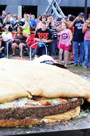 Round About: The World’s Largest Cheeseburger