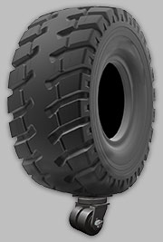 Earthmoving Tires Spin on Behemoth Casters