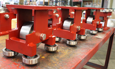 Rail-Guided Casters Keep Robots in Line