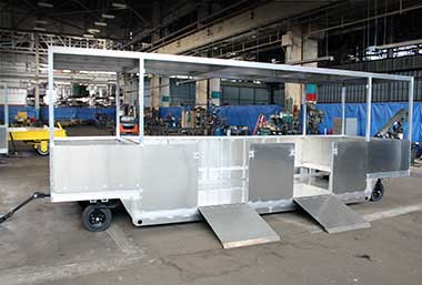 All-Aluminum Trailer Makes Hospital Rounds