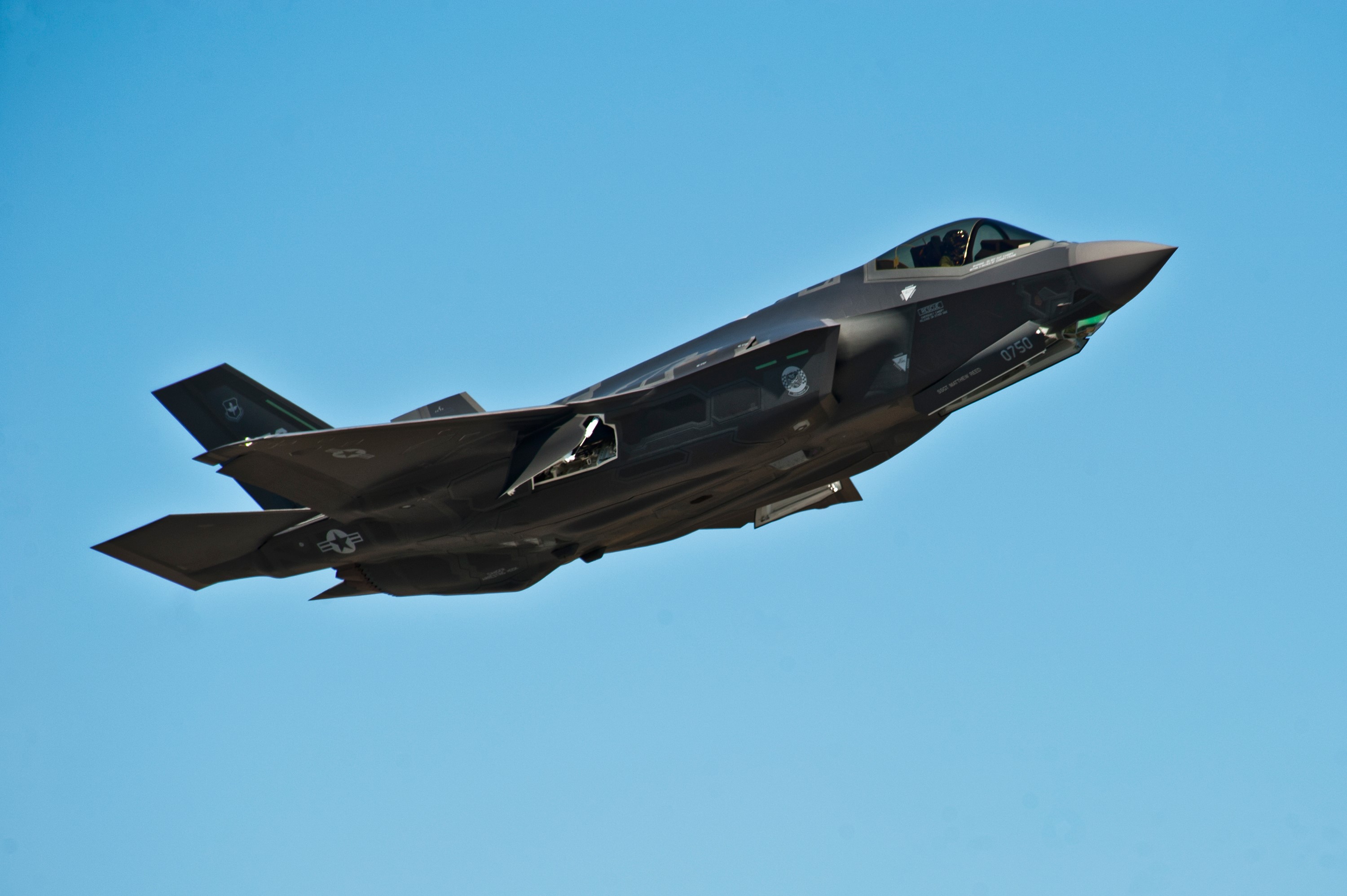 It’s not a fair fight with an F-35 stealth jet