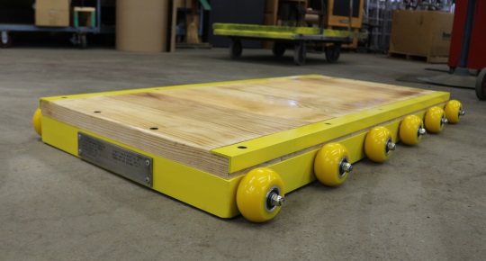 Hamilton custom dolly keeps a low profile while toting 6 tons of fun