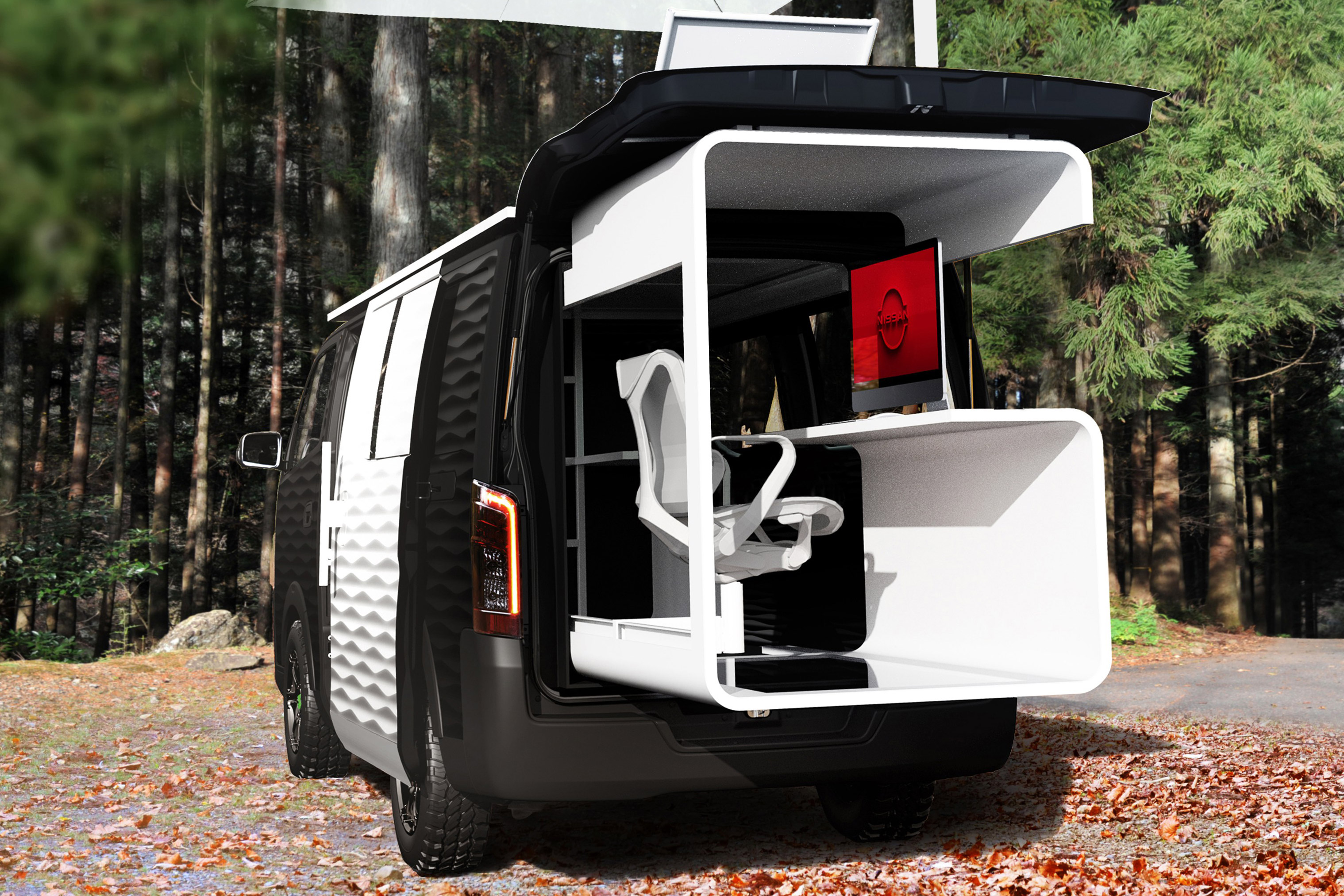 Work from wherever with Nissan’s new office pod on wheels
