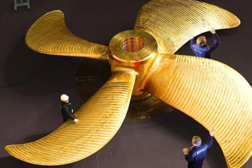 The science behind propellers that move the world’s biggest ships