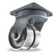 Track Wheel Casters | V-Groove, U-Grooved or Flanged