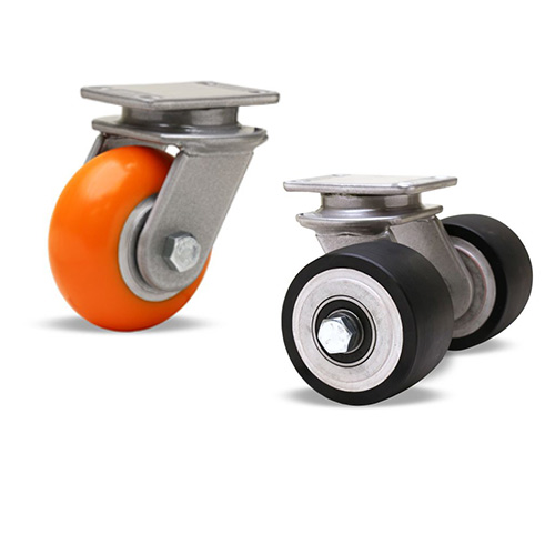 Kingpinless Casters Made from Forgings