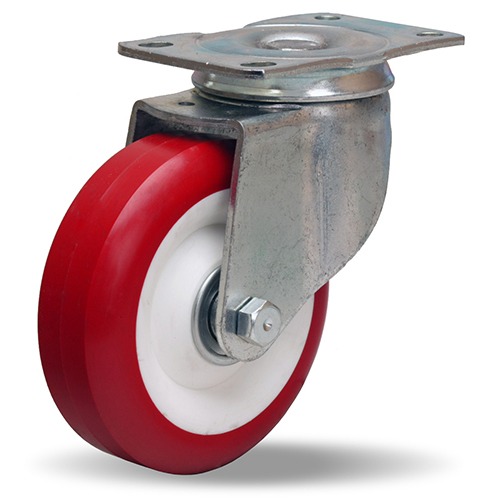 Medium & Light Duty Casters | Zinc-Plated Rigid & Swivel