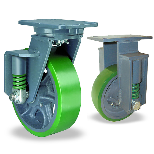 Standard Shock Absorbing Casters for Aerospace Applications