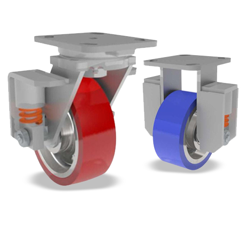 Standard Shock Absorbing Casters for Aerospace Applications