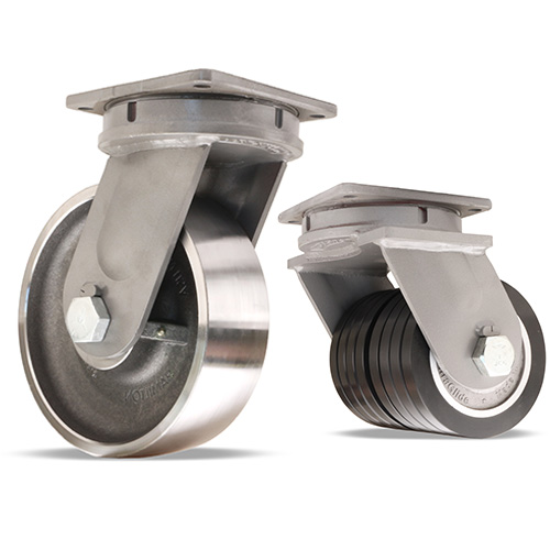 Kingpinless Casters Made from Forgings