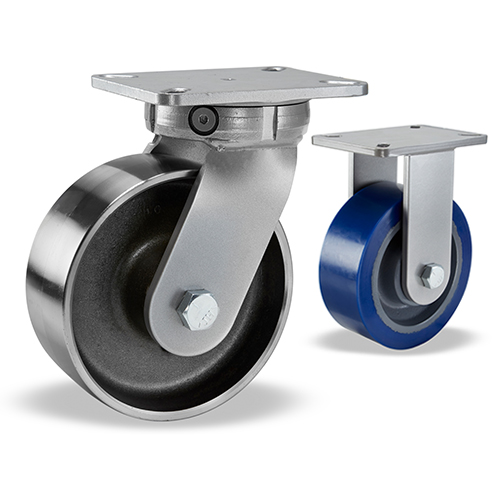 Extra Heavy Duty Casters with a capacity up to 10,000 lbs each
