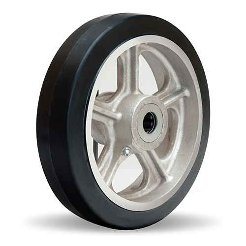 Moldon Rubber Wheels: Metal Core: Hamilton Caster