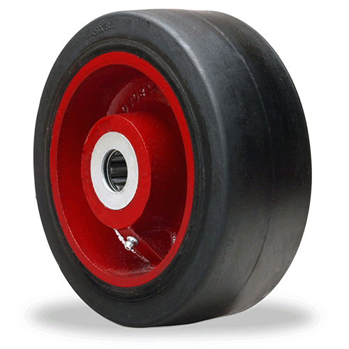 Moldon Rubber Wheels: Metal Core: Hamilton Caster